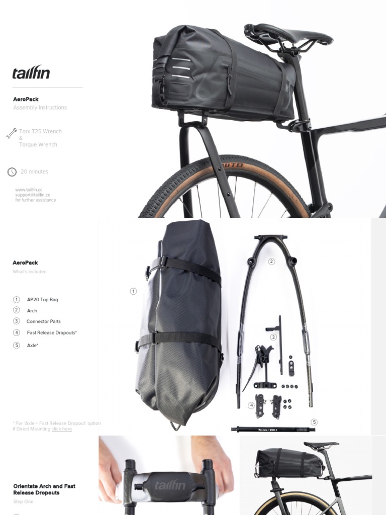 Tailfin 2022 Aeropack Instructions | PDF | Machines | Mechanical ...