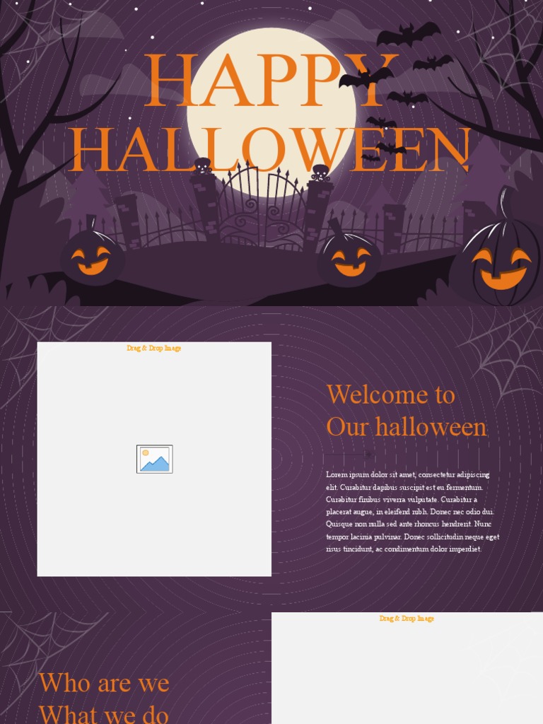 Happy Halloween PowerPoint Template by SlideWin | PDF