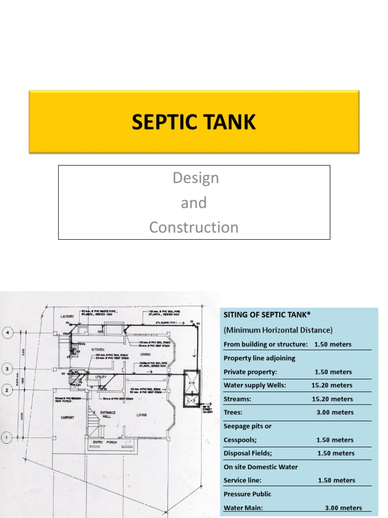 08 Design of Septic Tank | PDF | Septic Tank | Pipe (Fluid Conveyance)
