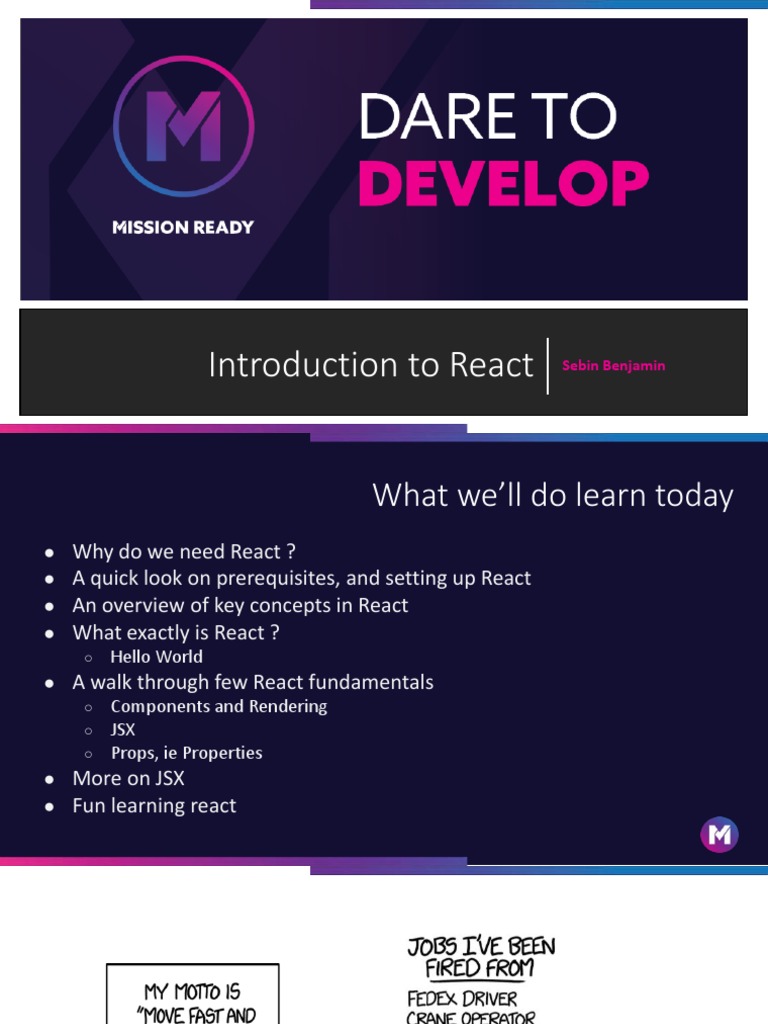 0-Introduction To React | PDF | Internet Explorer | Web Development