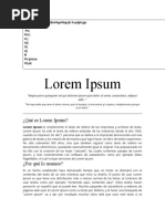 Traducción de Lorem Ipsum | PDF | Tipografía | Diseño de comunicacion