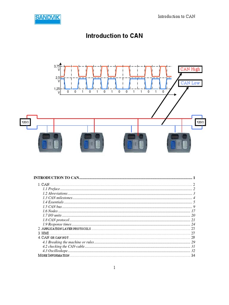 CAN BUS Introduction | PDF | Osi Model | Computer Network