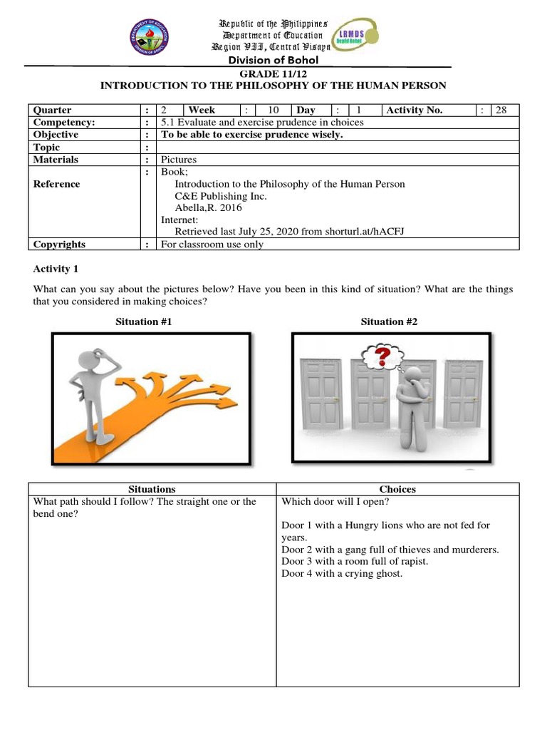 SHS - HUMSS - Intro To Philo - Week10Day1-3 | PDF
