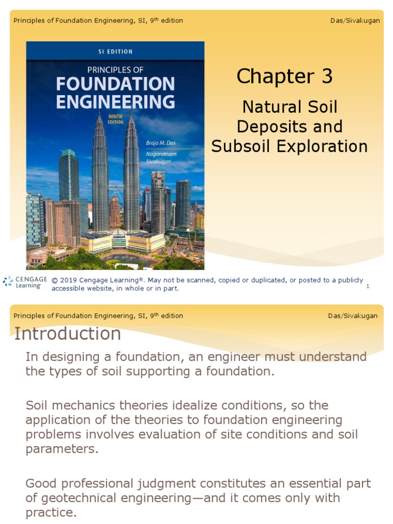 Natural Soil Deposit Subsoil Exploration-1 | PDF | Physical Sciences | Civil Engineering