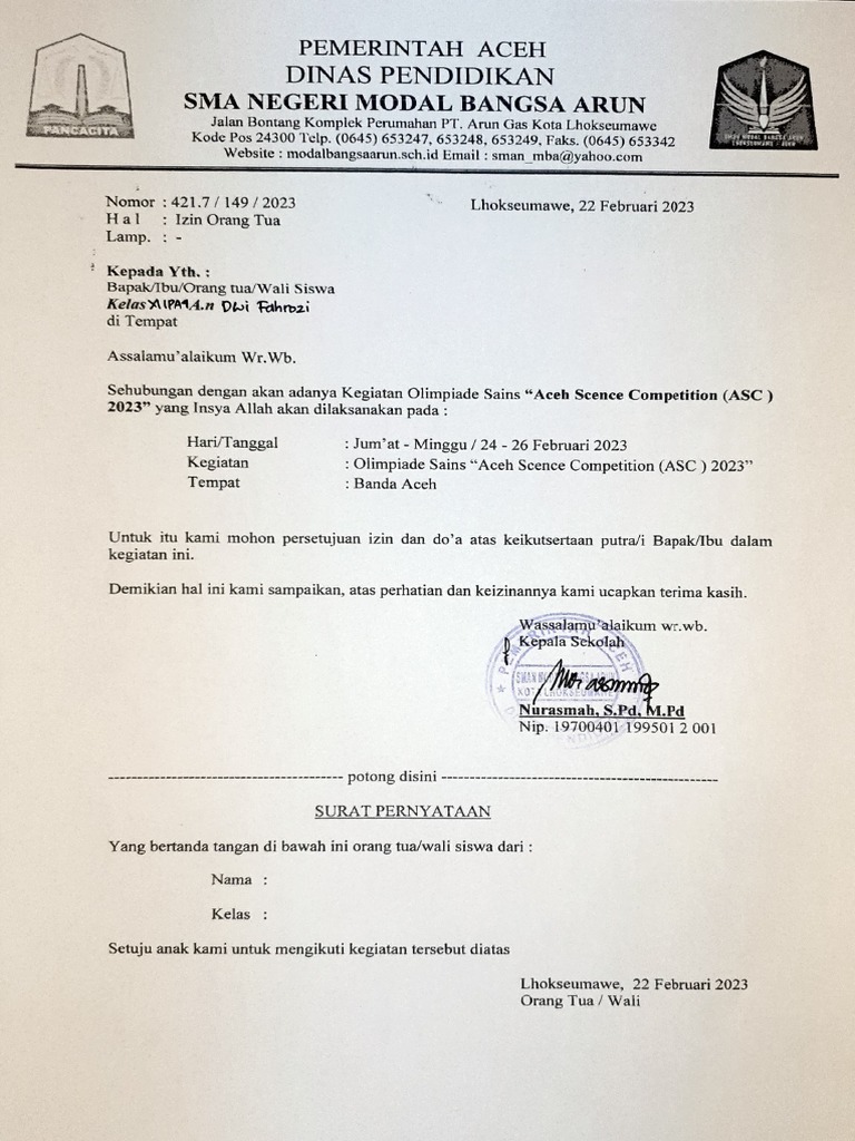 Xi Ipa 4 Dwi Fahrozi | PDF