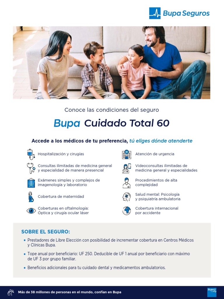 Seguro BUPA CUIDADO TOTAL 60 | PDF | Cuidado de la salud ...