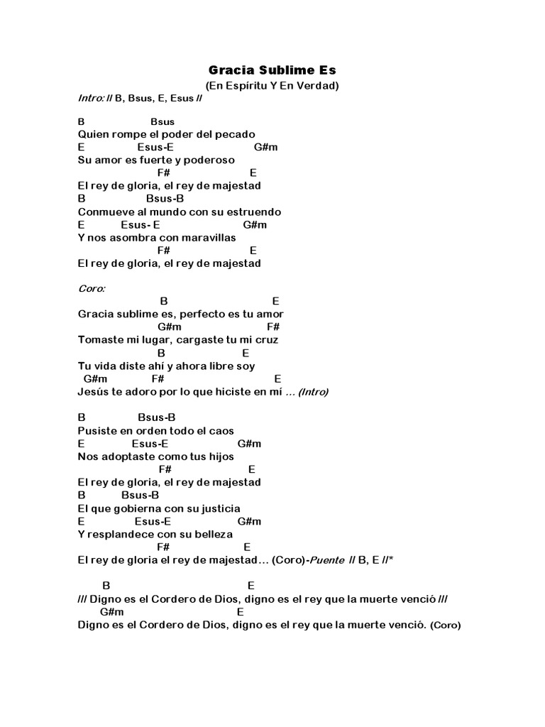 Gracia Sublime Es | PDF