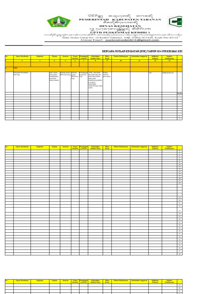 Ruk 2024 Poli Gigi | PDF