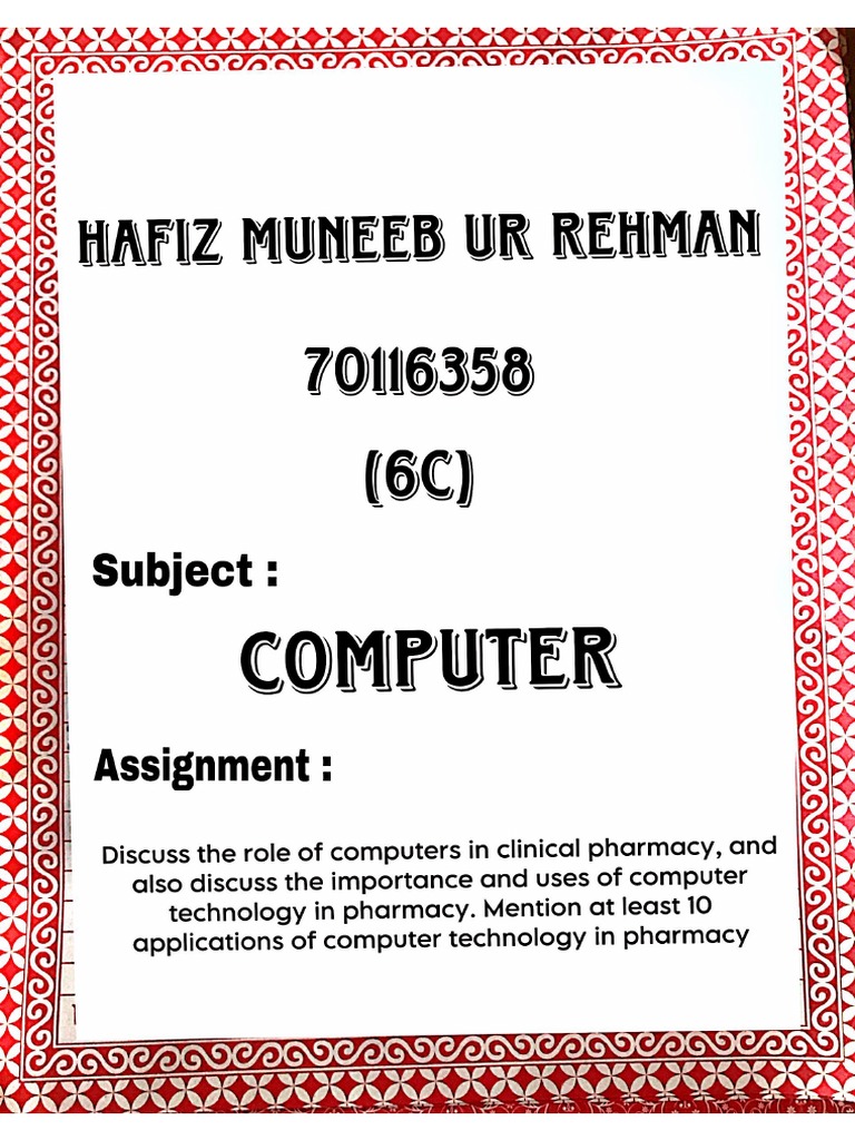Computer Assignment 1 Pdf 