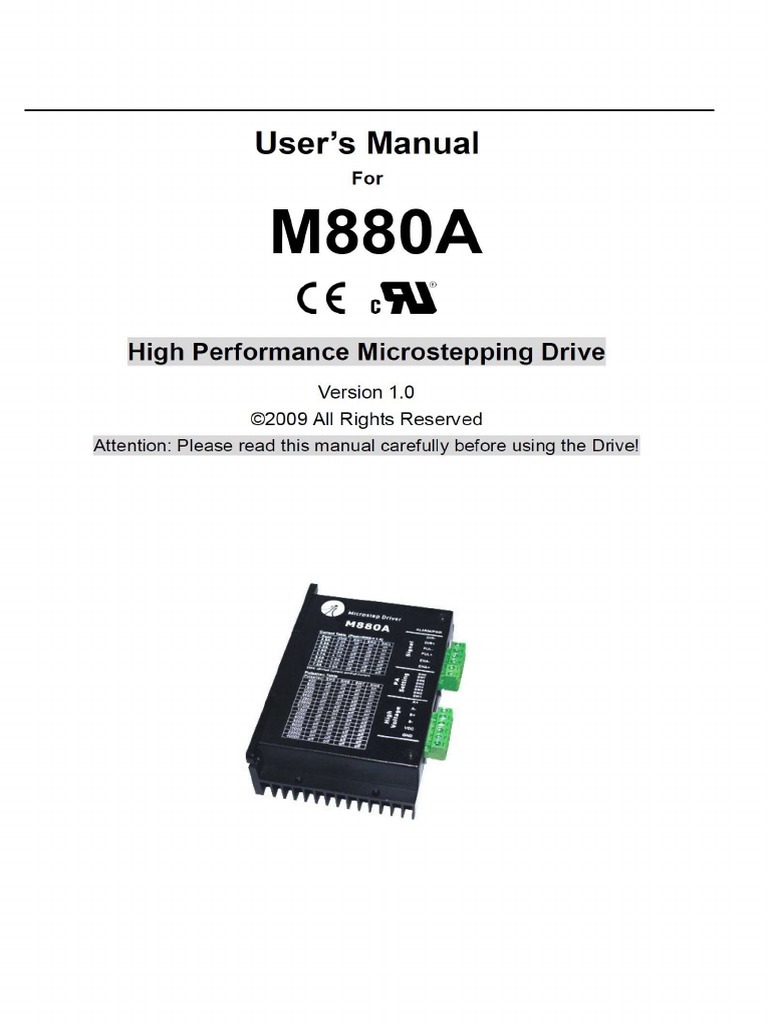 Microstep-Driver M880A | PDF