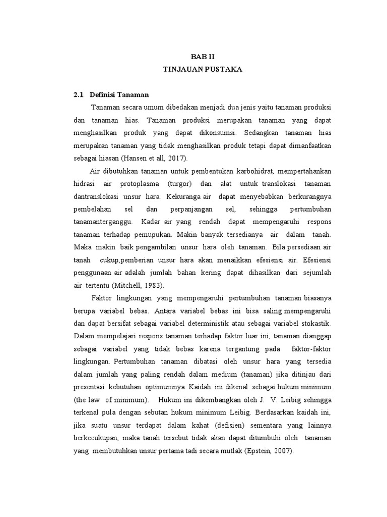 BAB II Anatomi Akar Batang Daun | PDF