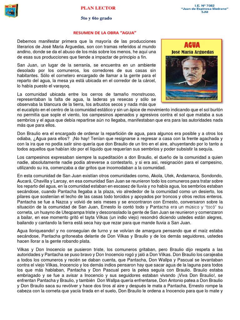 5to y 6to Grado: Plan Lector | PDF