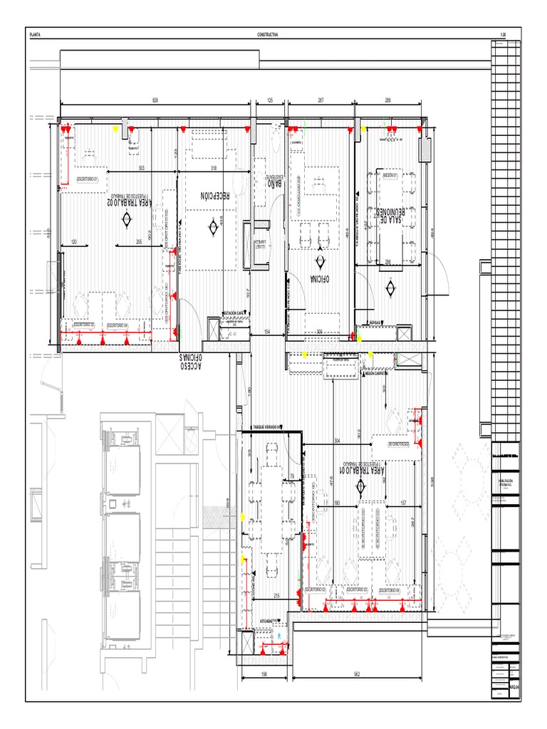 Planta Constructiva (Enchufes) | PDF