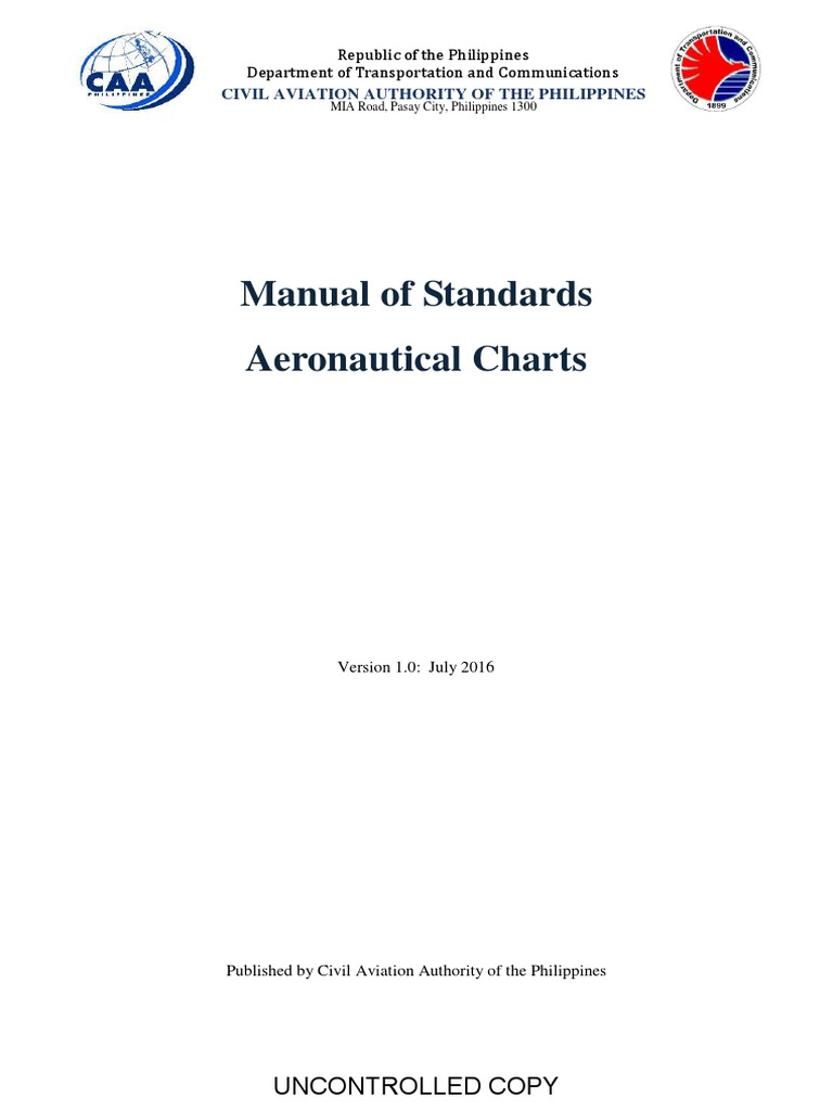 CAAP Aeronautical Charts Manual | PDF | Air Traffic Control | Aviation