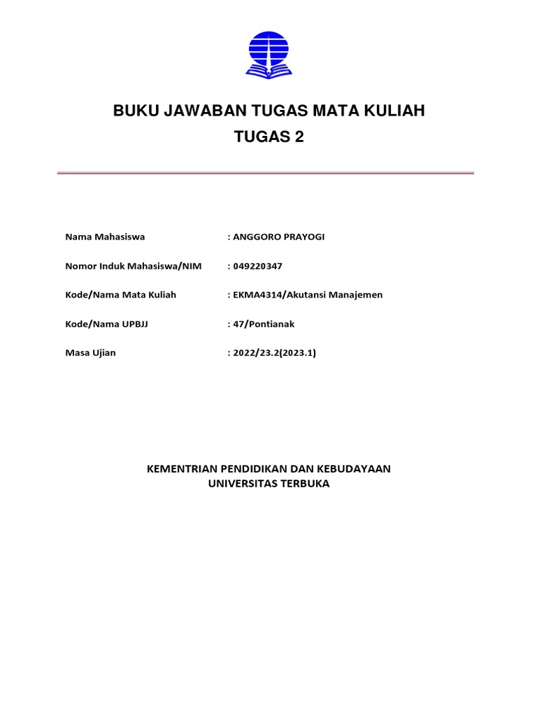 TMK 2 Manajemen Akuntansi | PDF