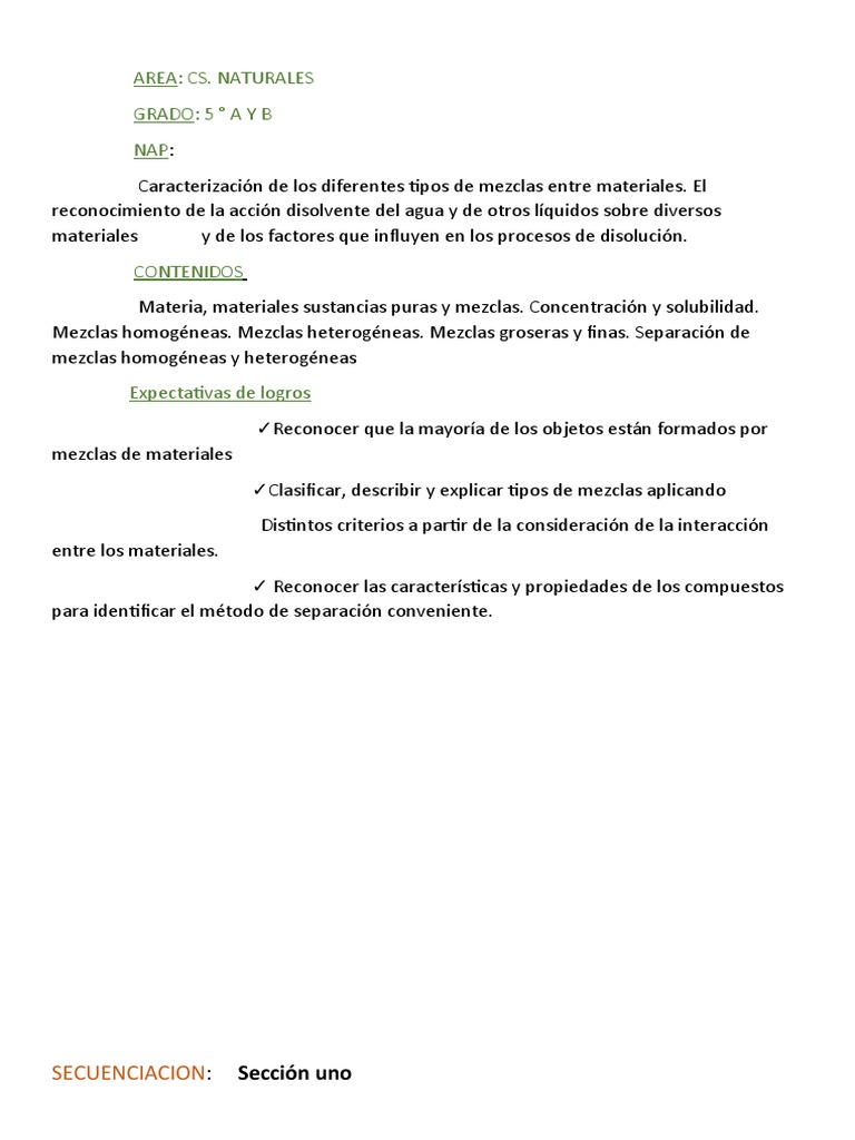 Mezclas y Soluciones 5to | PDF | Mezcla | Solvente