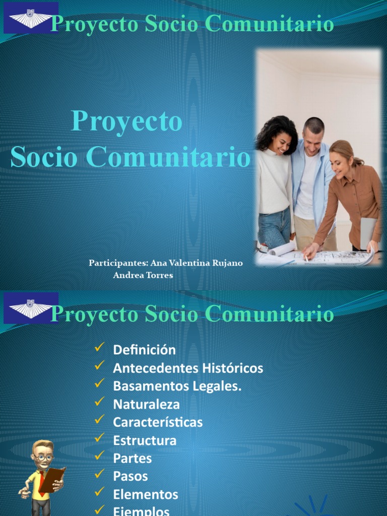 Proyecto Socio Comunitario: Definición y Ejemplos | PDF | Diseño ...