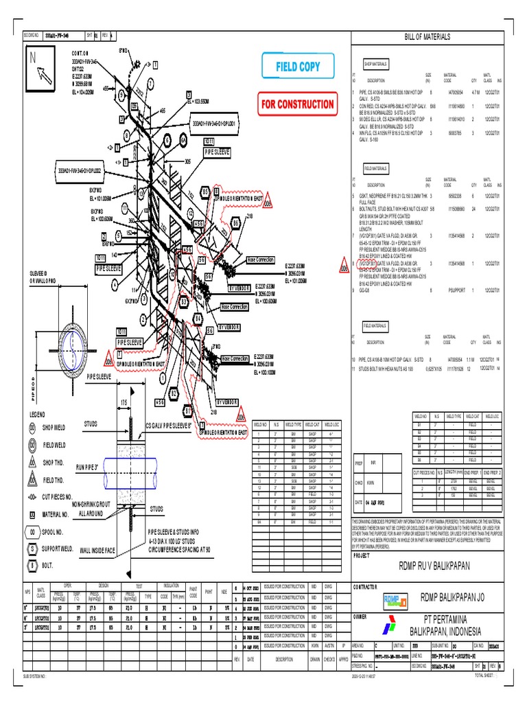 333A01-FW-346. SHT 1 OF 5_r6 | PDF | Machines | Plumbing