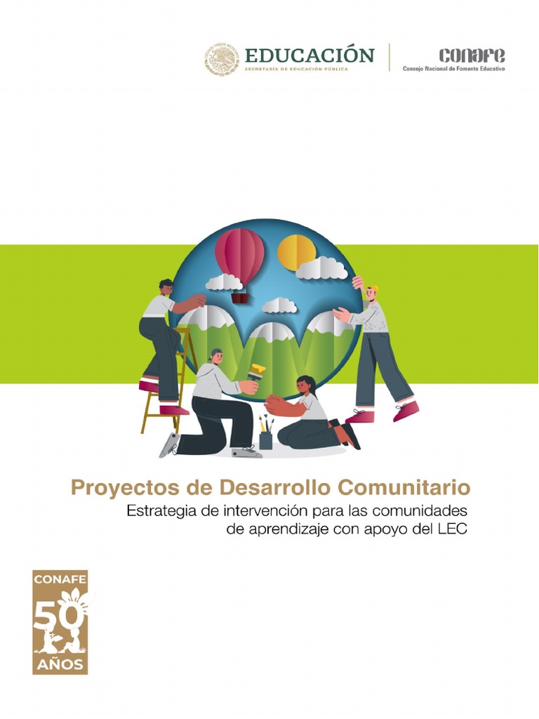 FORMATOS - Proyectos de Desarrollo Comunitario | PDF | Evaluación | Diseño