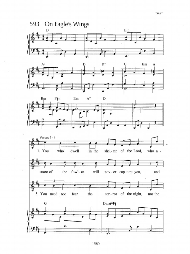 On Eagle Wings Chorus | PDF