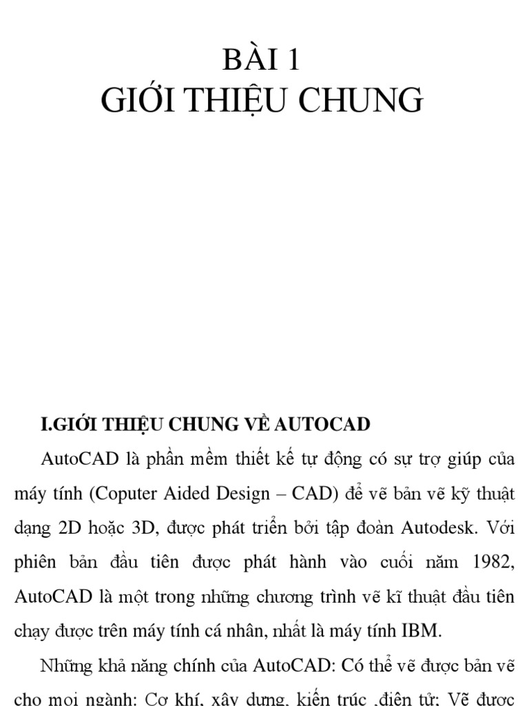 Bai 1 Gioi Thieu Chung | PDF