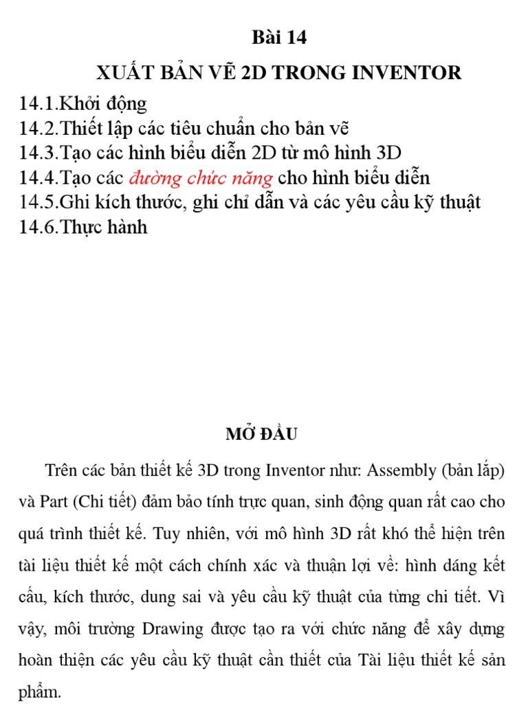 Bai 14 Xuat Ban Ve 2D Trong Inventor | PDF