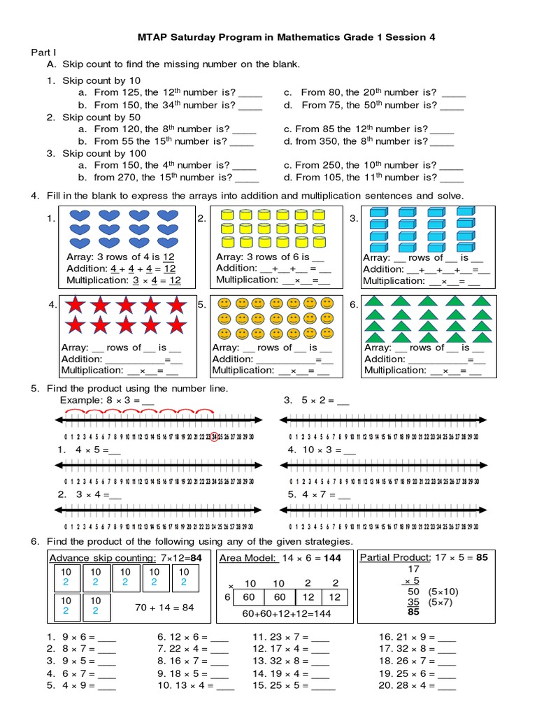 MTAP G1S4 TALENTED WITH TG | PDF | Matrix (Mathematics) | Multiplication