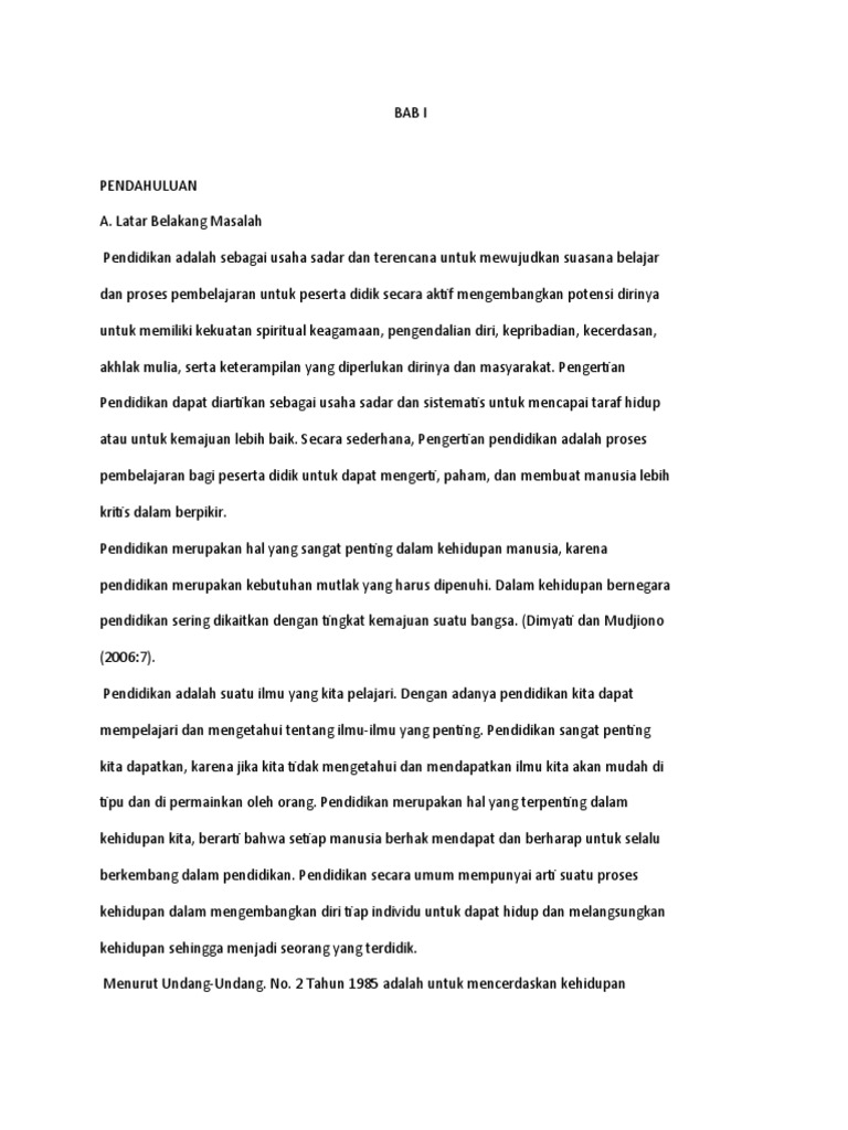 Tugas PAK Chendy | PDF