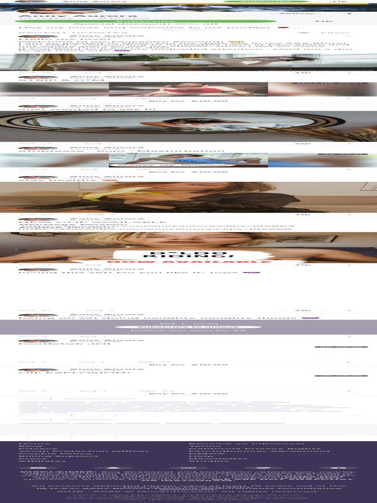 Anny Aurora - Private Stories, Exclusive Videos | PDF | Communication | Mass Media