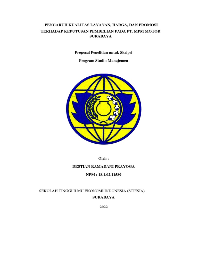 Plis Iki Skripsi Mas Yoga Seng Dipake Ojo Seng Lain | PDF | Komputer