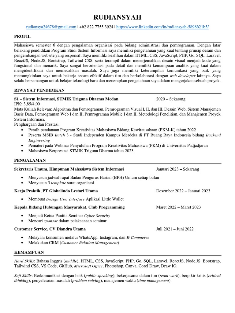 Rudiansyah | PDF