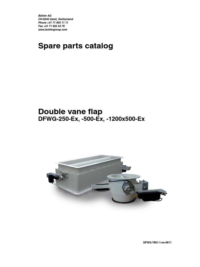 DFWG-7861-1-EN-0611 - Double Vane Flap | PDF | Mechanical Engineering | Manufactured Goods
