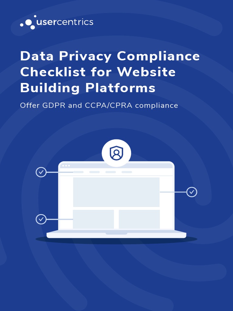 Data Privacy Compliance Checklist For Website Building Platforms | PDF ...