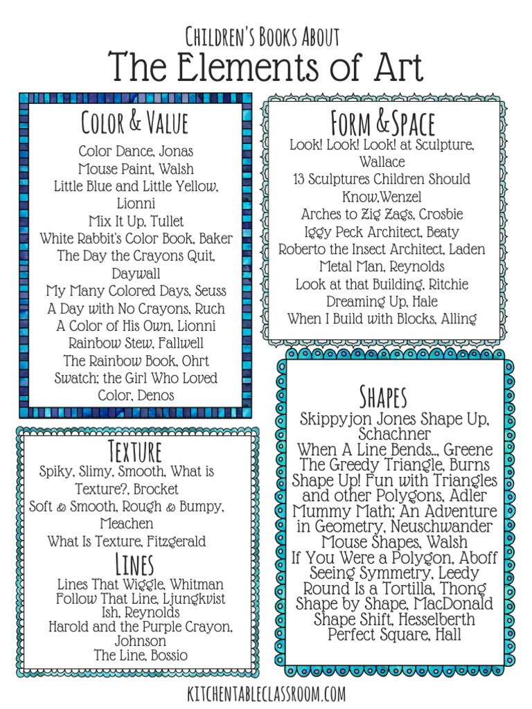 Elements of Art Book List PDF | PDF