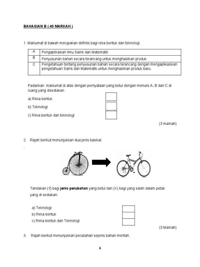 Bahagian B C Form 2 Pk1 Pdf