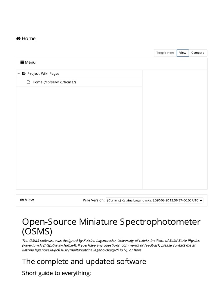 OSF - Open-Source Miniature Spectrophotometer Wiki | PDF | Android ...