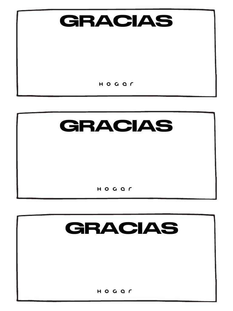 Gracias | PDF