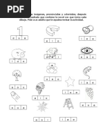 Palabras con M para Preescolar | PDF