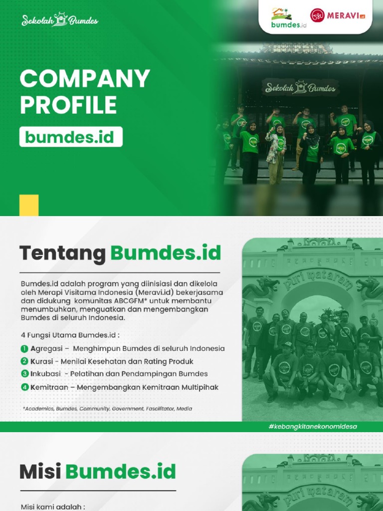 Company Profil Bumdes - Id | PDF