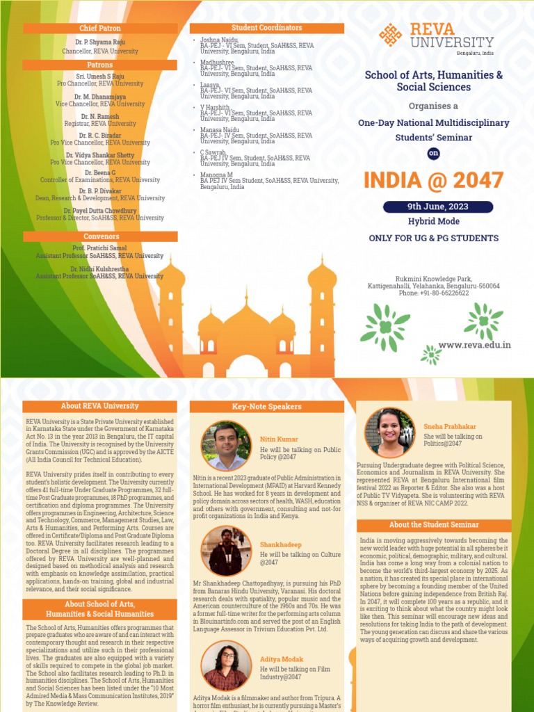India at 2047 (110523) | PDF | Postgraduate Education | Humanities