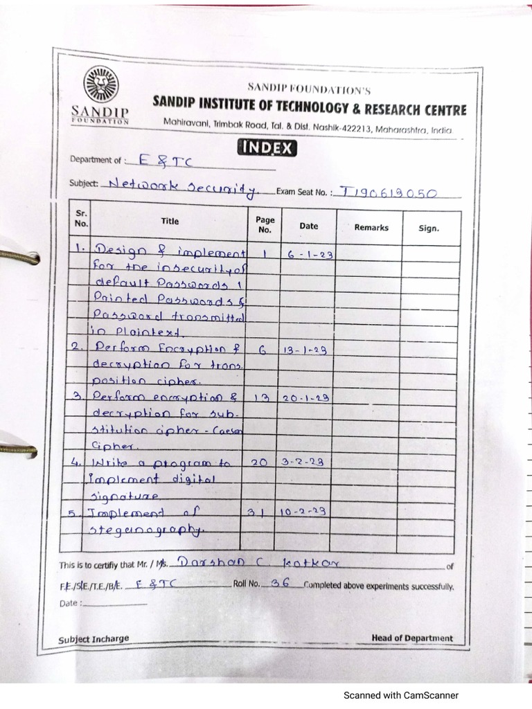 Network Security Manual | PDF