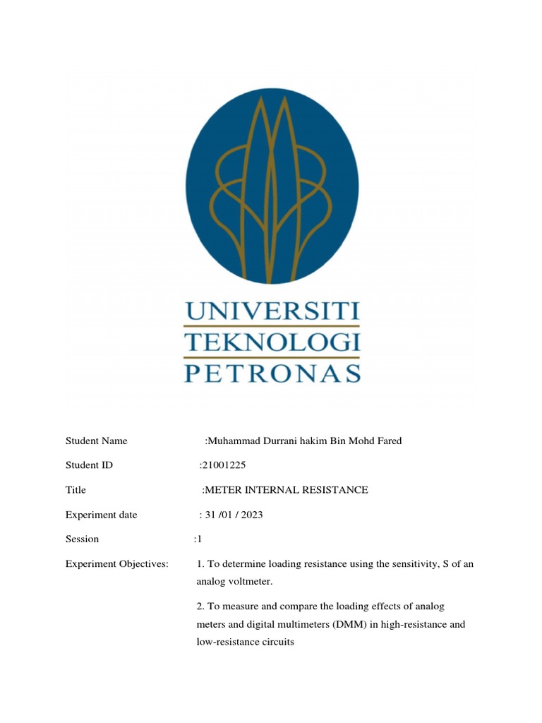 Durrani Hakim - 21001225 - IM Lab 1 | PDF | Materials Science | Electronic Engineering