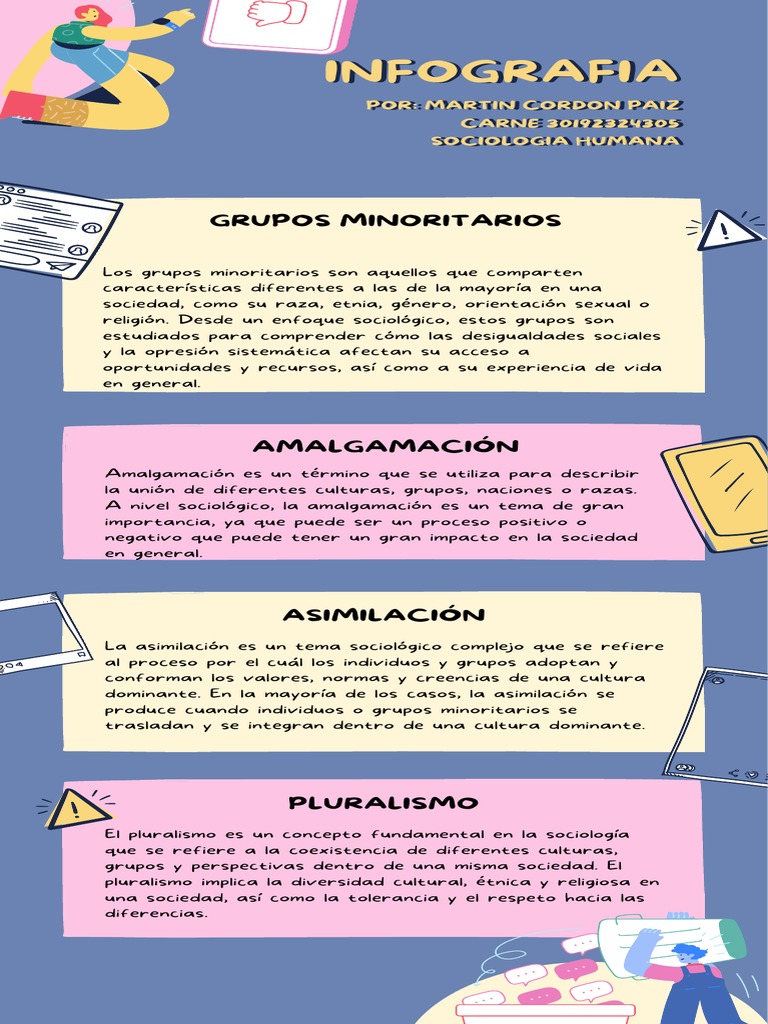 Infografia | PDF | Grupo minoritario | Sociología