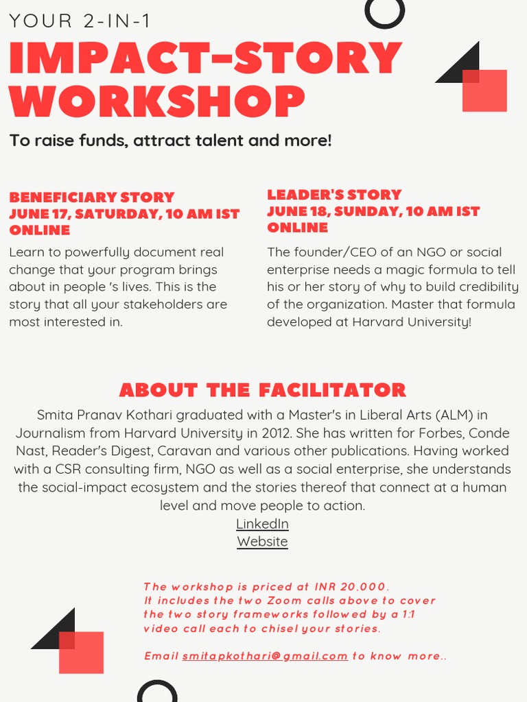 Impact Story Workshop Pdf