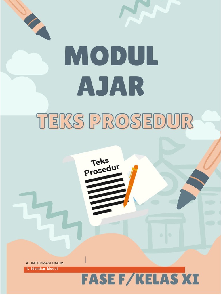 Modul Ajar Teks Prosedur | PDF