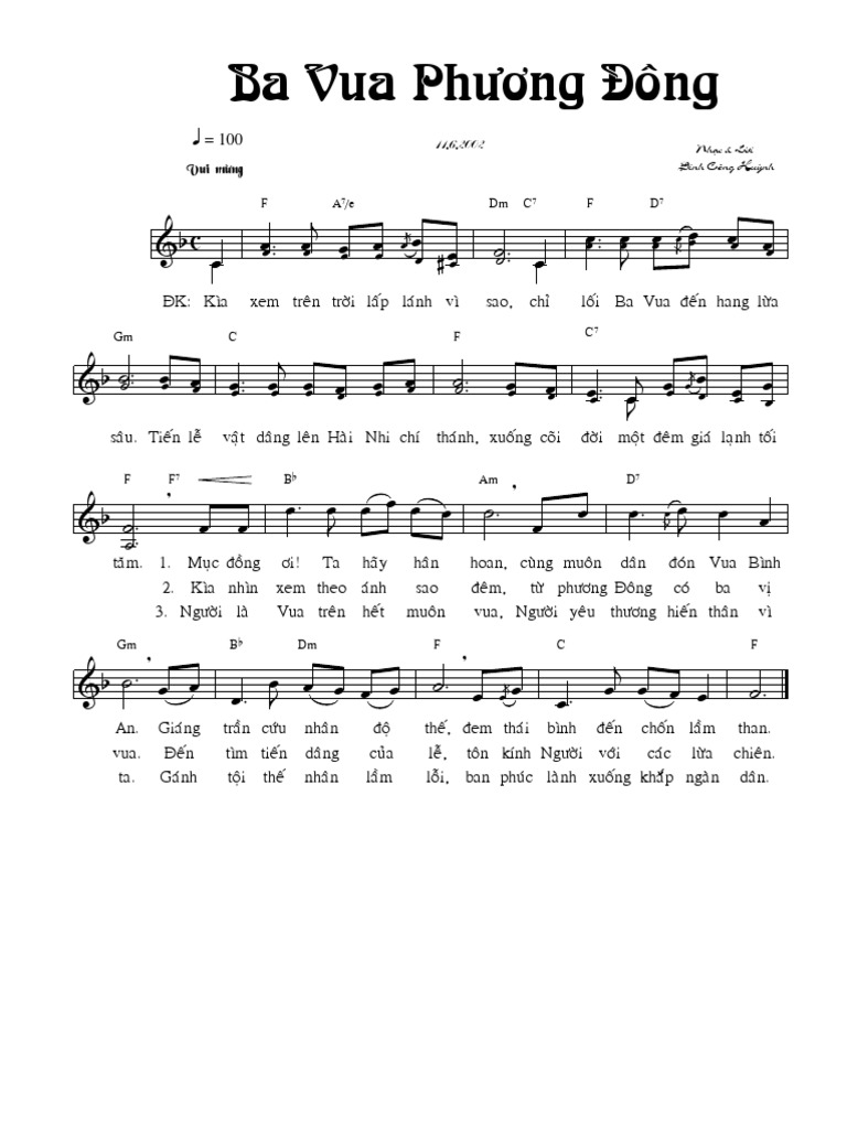 Ba Vua Phuong Dong | PDF