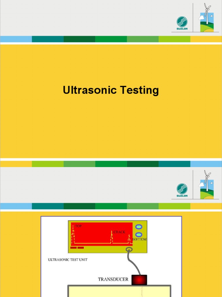 Ultrasonic Testing | PDF | Waves | Piezoelectricity