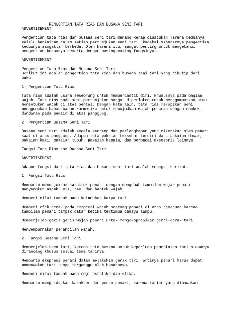 Pengertian Tata Busana-Wps Office | PDF