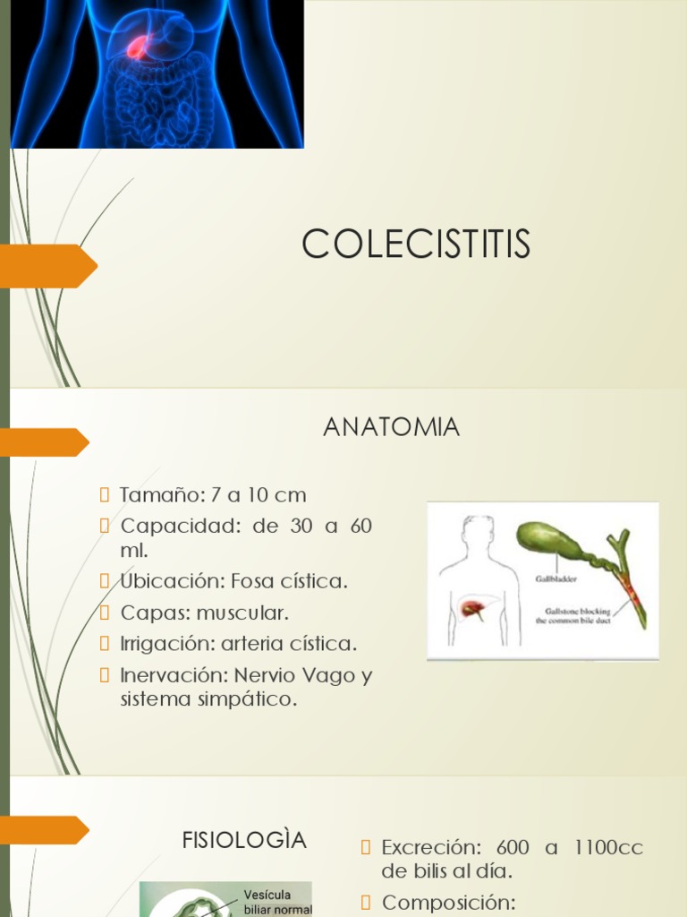 Colecistitis | PDF | Bilis | Vesícula biliar