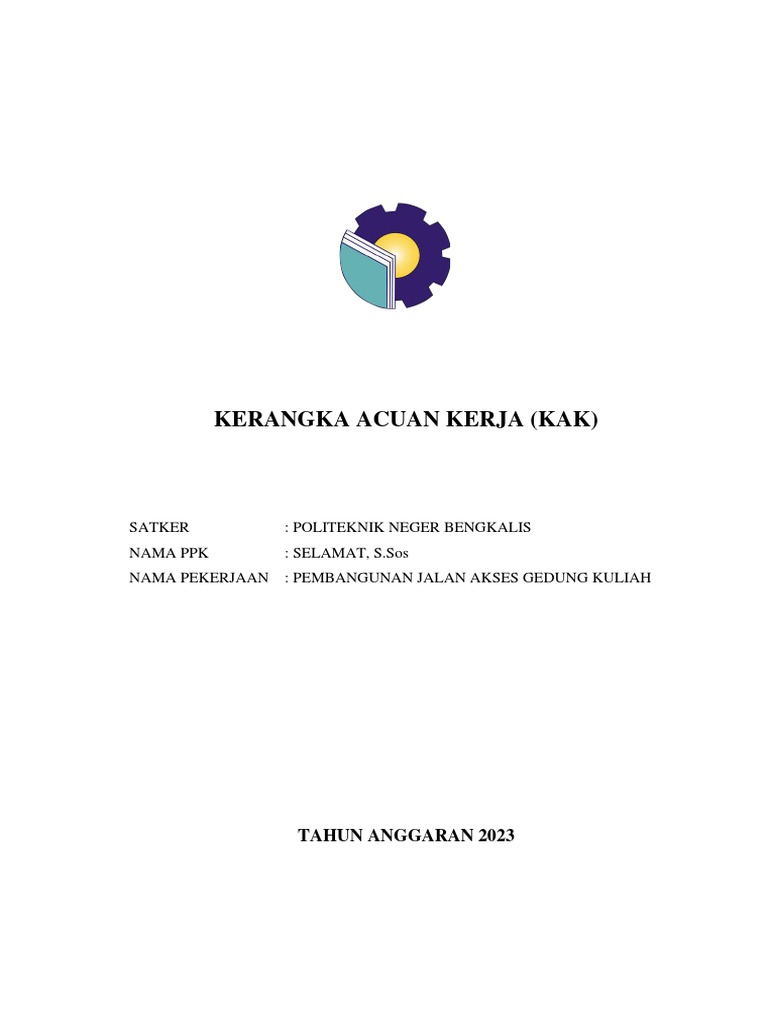 Kak Jalan Akses | PDF | Teknologi & Rekayasa